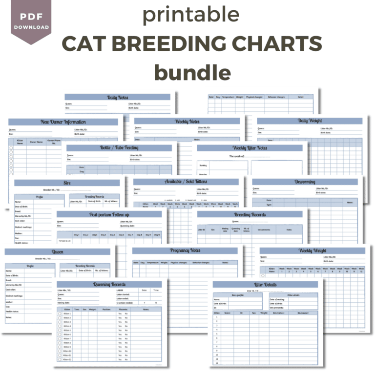 Breeder charts and whelping records - vetcarenews