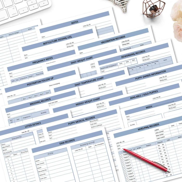 Dog breeding charts and whelping records - vetcarenews